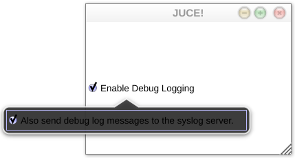 JUCE: juce::CallOutBox Class Reference
